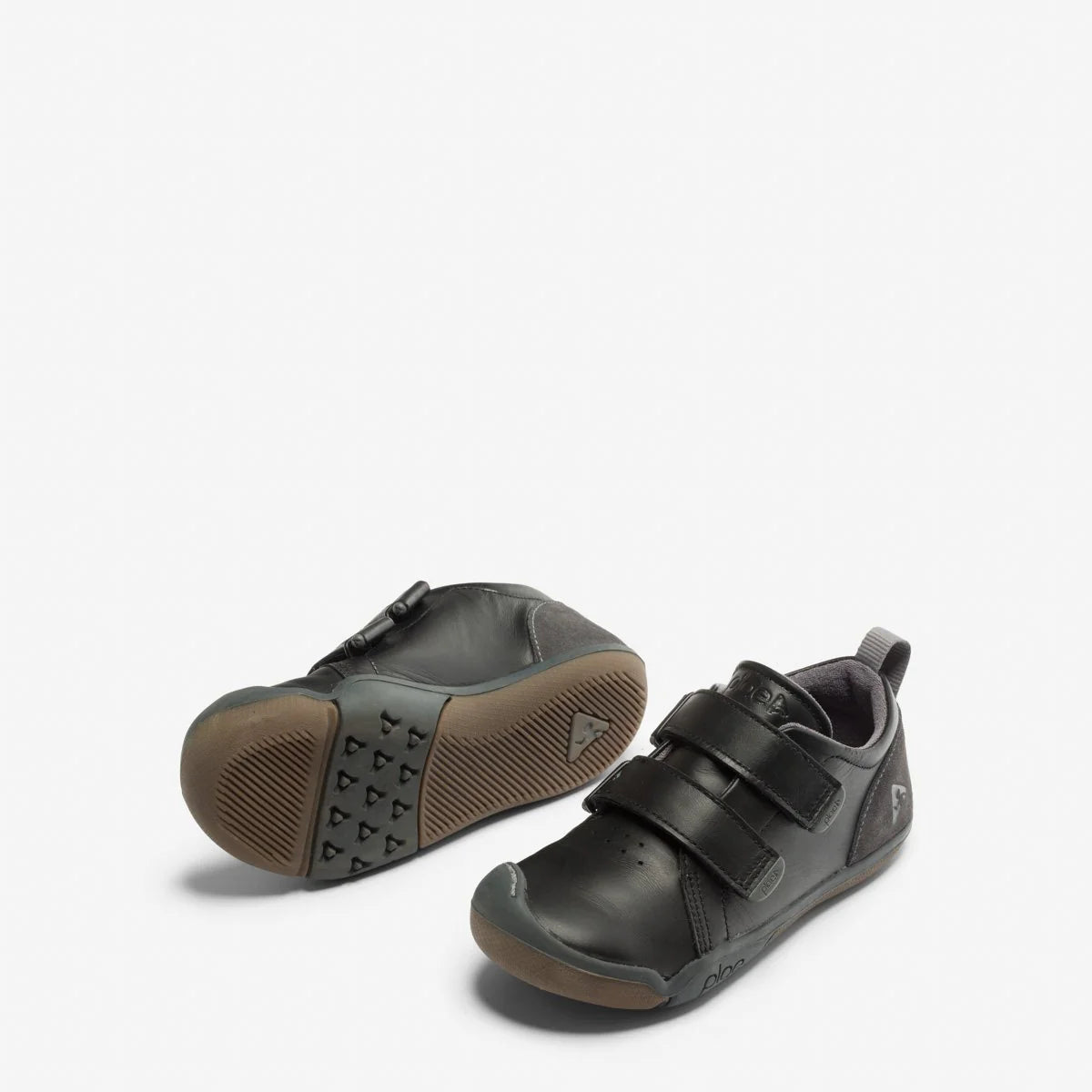 Roan – All Over Black - Kids Leather Sneakers – Plae Shoes Australia