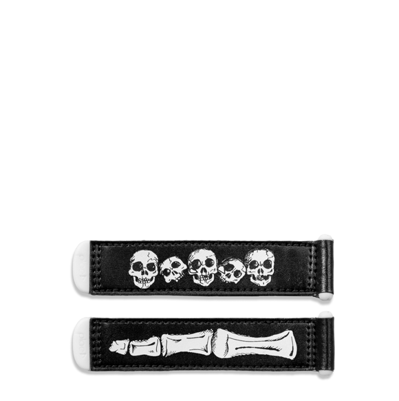 Tabs (2 Pack) – Skull & Bones – Black – Plae Shoes Australia